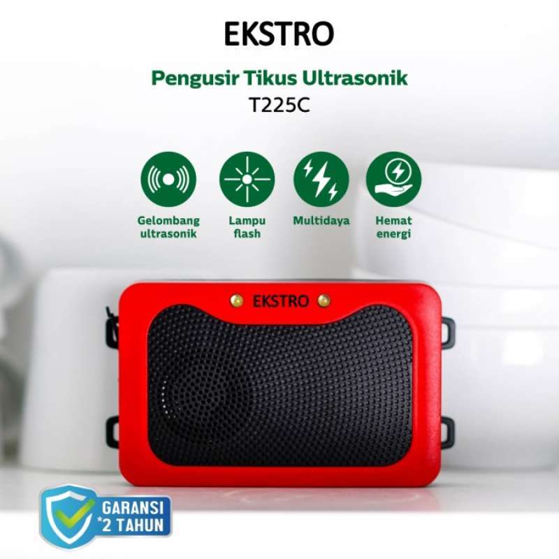 Promo Ekstro T225C Portable Pengusir Tikus Ultrasonic -Tanpa Racun Perangkap Diskon 3% di Seller ...