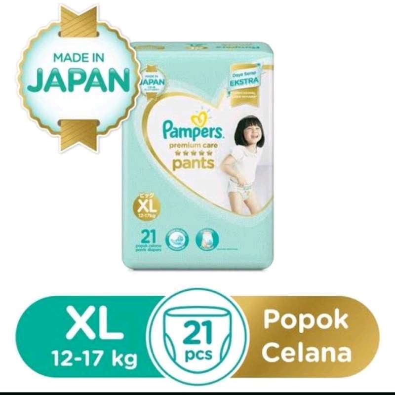 Jual Pampers Premium Pants Xl 21 Popok Celana Bayi Pampers Premium Ukuran Xl 21 Di Seller Jaya ...