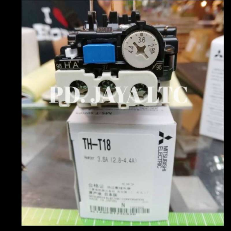 Promo Mitsubishi Thermal Overload Relay TH-T18 Diskon 23% di Seller ...