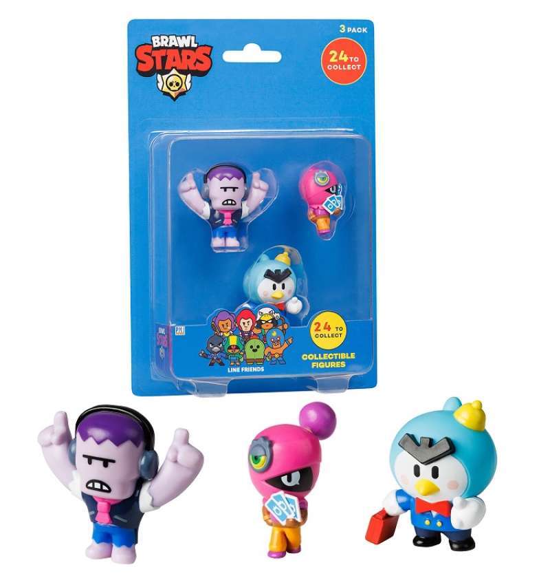 Promo Mainan Mini Action Figure Brawl Stars Figures 3 Pack Asst D ...