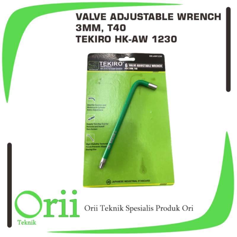 Jual TEKIRO HK-AW1230 KUNCI L KLEP MOTOR PER PCS / VALVE ADJUSTABLE ...