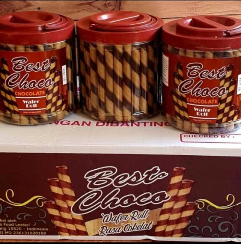 Jual Cod // Astor Best Choco Wafer Roll Satuan Dan 1 Dus Isi 6 Toples ...