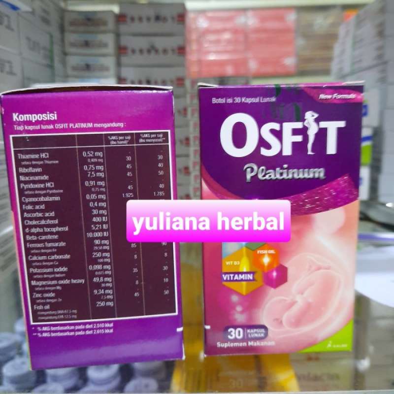Jual Osfit Platinum Original Isi 30kapsul. Vitamin Ibu Hamil Dan ...