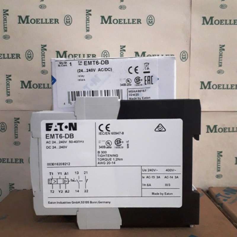 Promo Emt6-Db Eaton Moeller 24V...240V Ac/Dc Diskon 23% di Seller ...