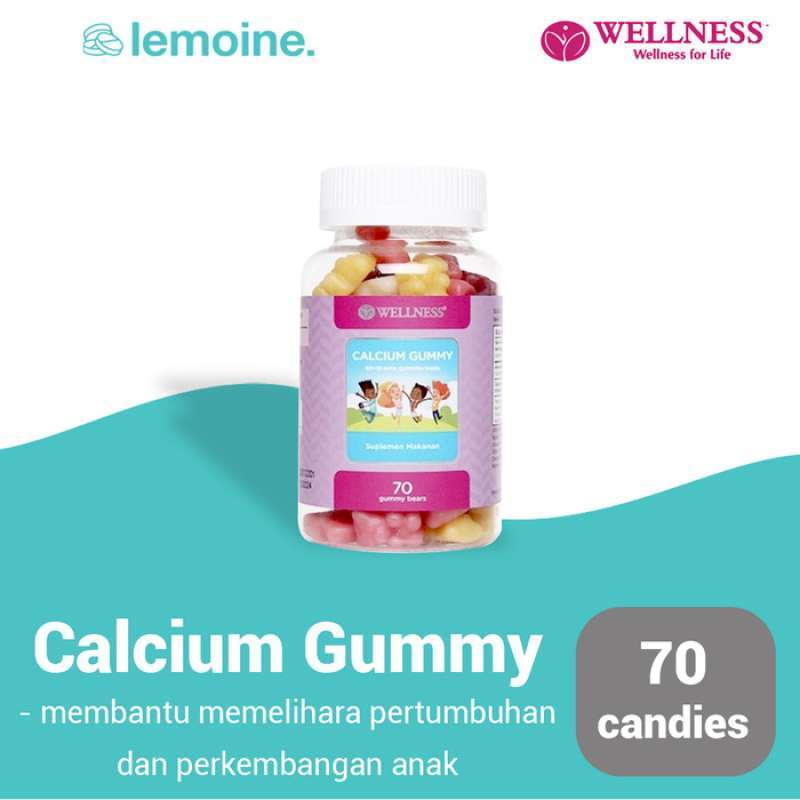 Jual Wellness Calcium Gummy Kids Kalsium Anak 70 Gummies Di Seller Nur Nur Toko - Tegal Parang ...