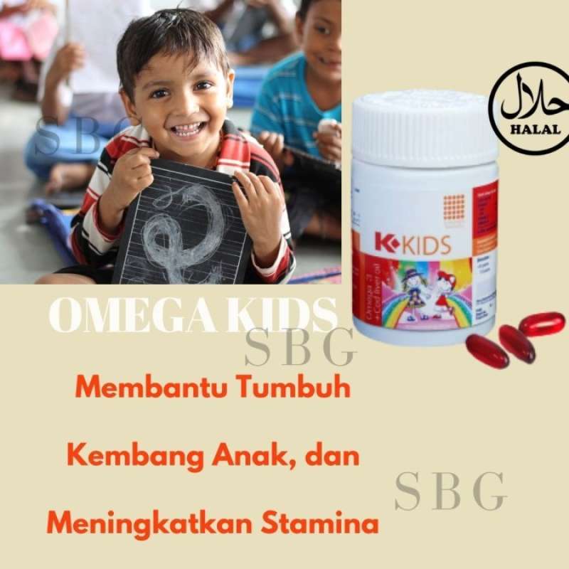 Jual Omega Kids Membantu Penyerapan Kalsium Untuk Kesehatan Tulang Dan ...