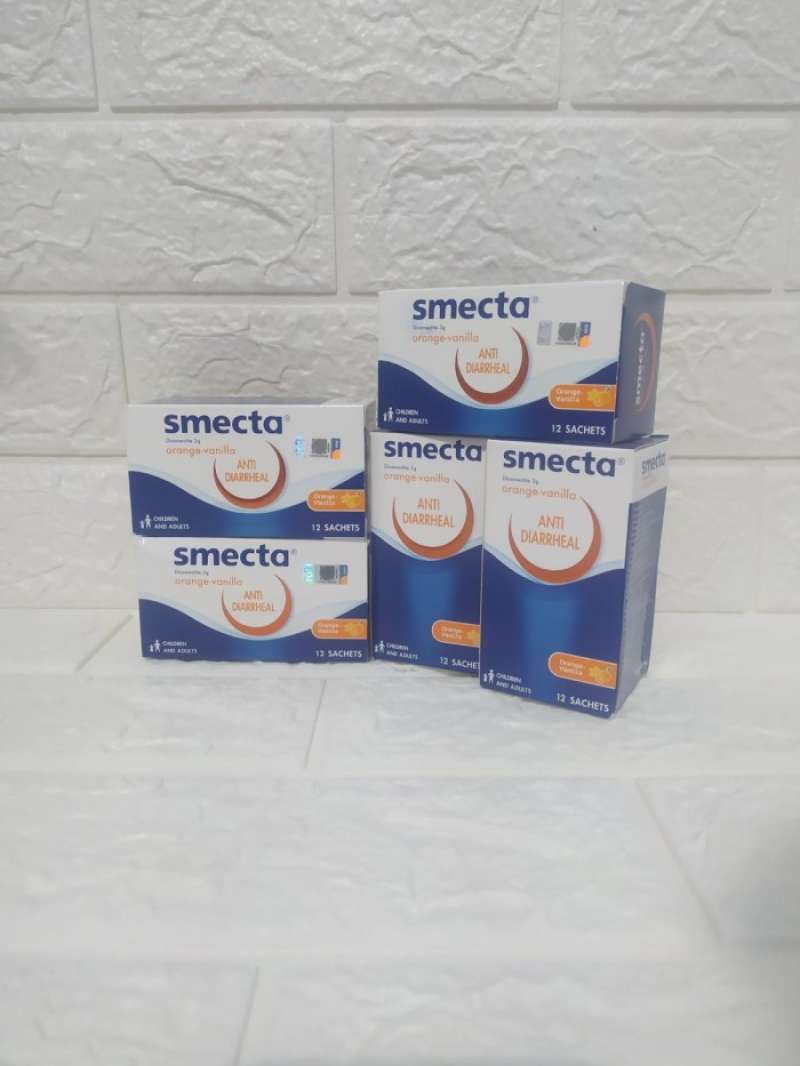 Jual Smecta Obat Diare Anak Dan Dewasa Isi 12 Sachet Original Malaysia ...