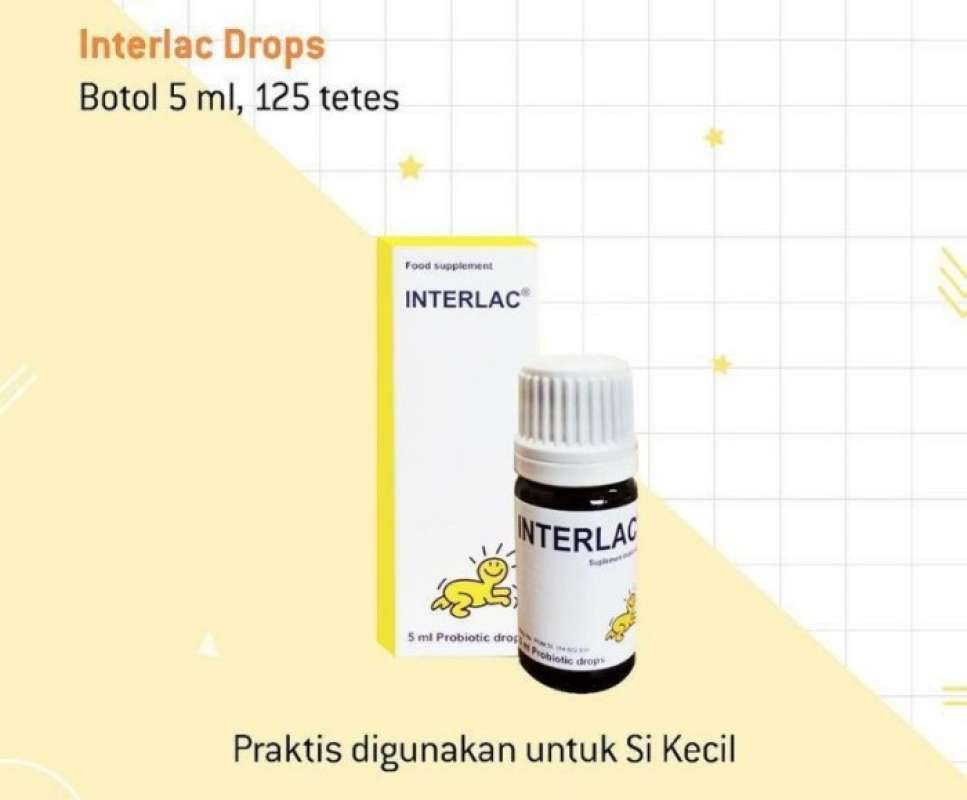 Jual BIOGAIA INTERLAC PROBIOTIC OIL DROPS 5ML BPOM di Seller Nur Nur ...
