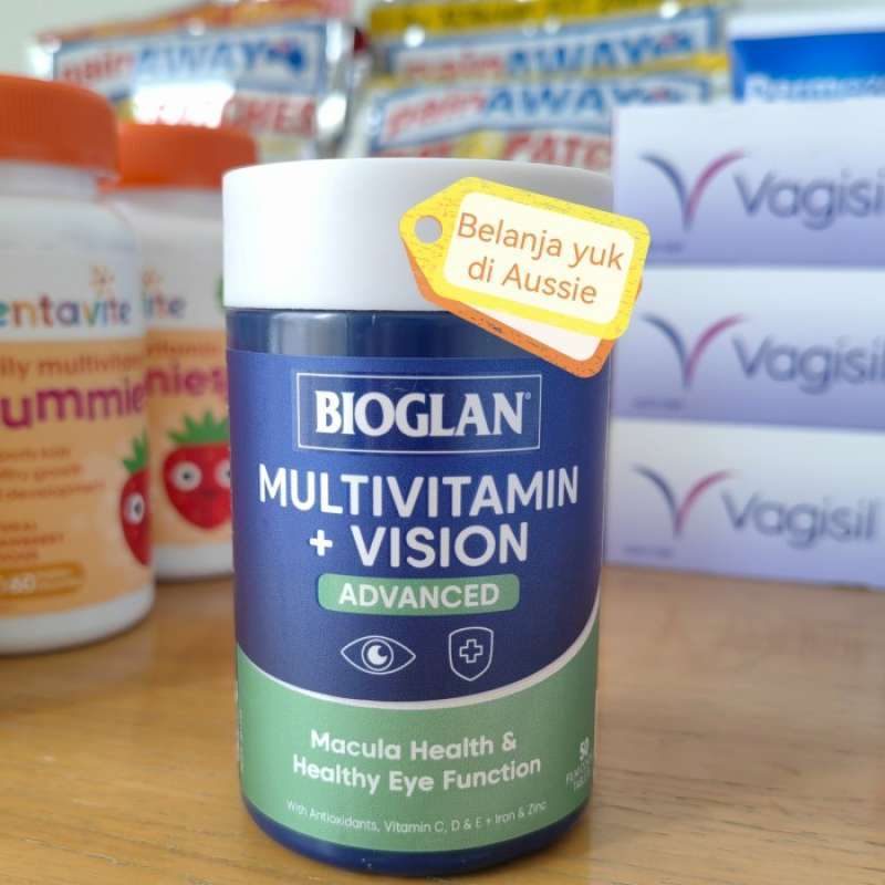 Promo BIOGLAN Multivitamin + Vision Advanced - 50 Film Coated Tablets ...