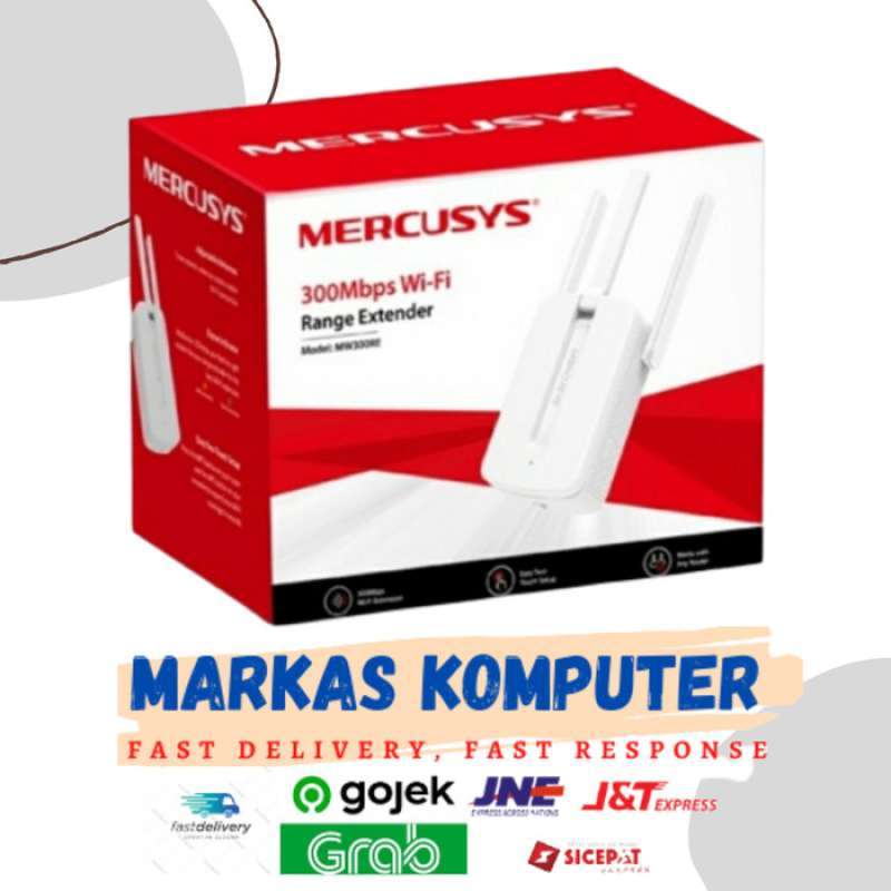 Promo Mercusys 300mbps Wifi Range Extender Indoor MW300RE Mercusys ...