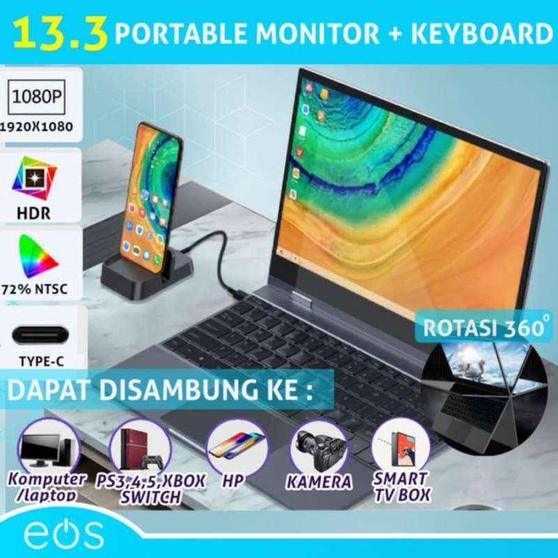 Jual Monitor Touchscreen Portable Keyboard Spesifikasi Original, Murah ...