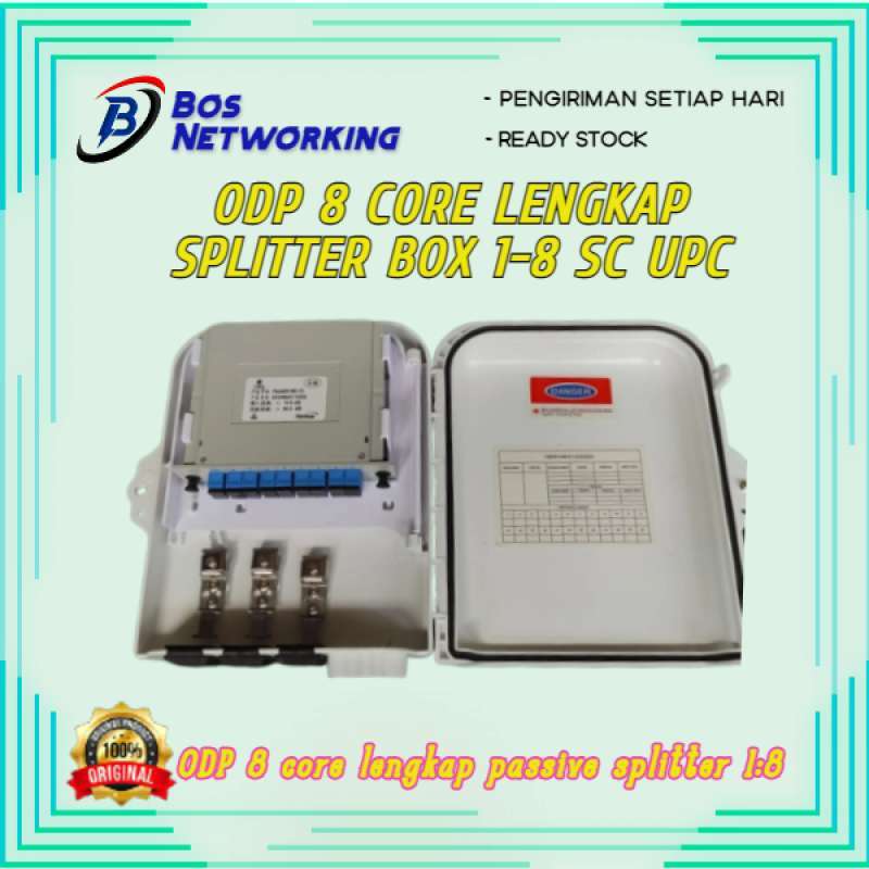 Jual Odp 8 Core Lengkap Splitter Box 1:8 Sc Upc Di Seller Bos Networking - Mangkujayan, Kab ...