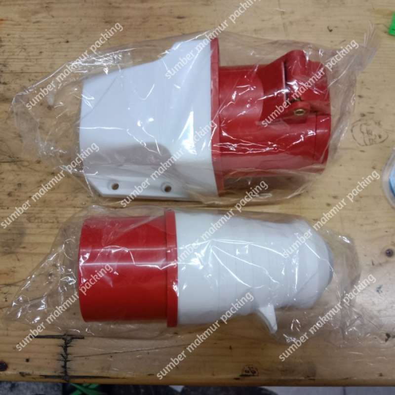 Promo float socket power plug 3 phase 32 Amp 4 pin Diskon 9% di Seller ...
