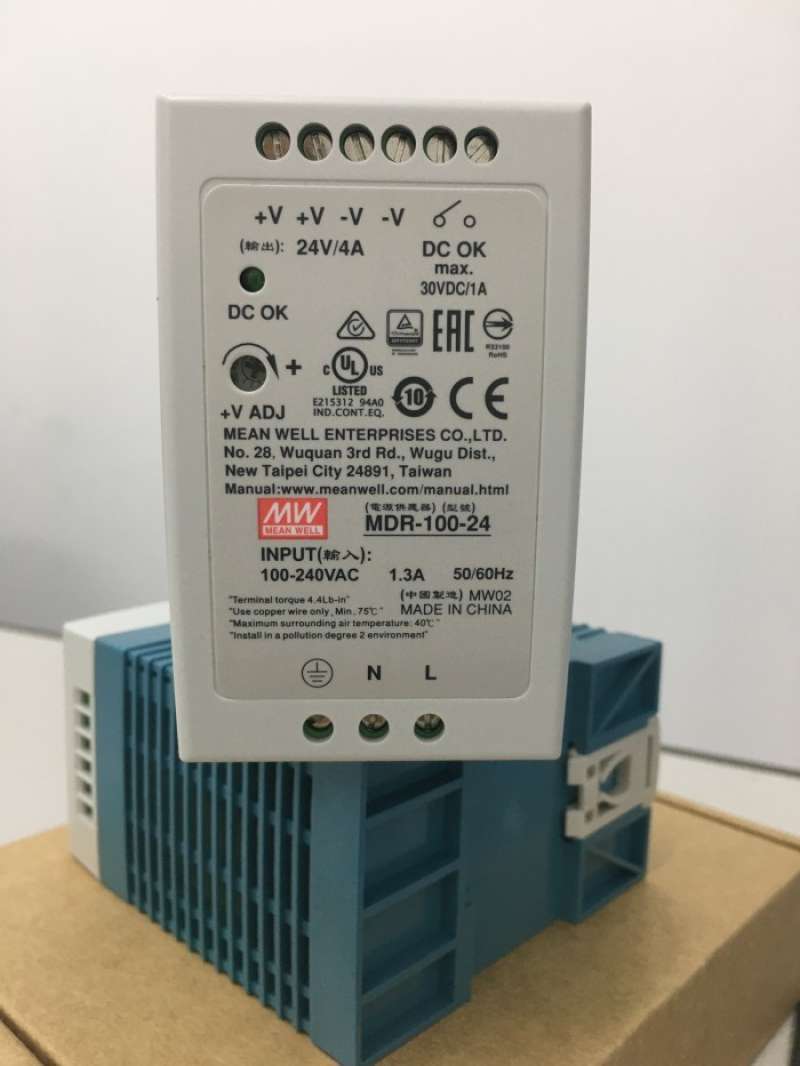 Promo Din Rail Mdr-100-24 Mean Well / Dinrail Psu Power Supply Diskon 9% Di Seller Neina Store ...