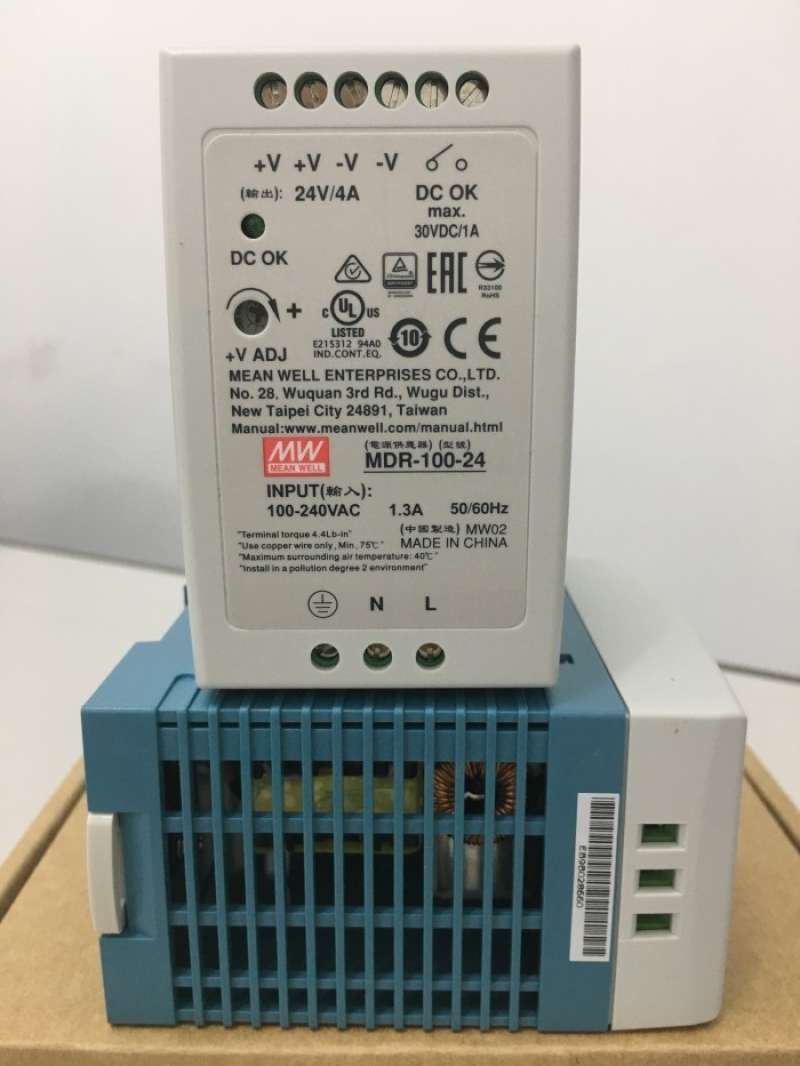 Promo Din Rail Mdr-100-24 Mean Well / Dinrail Psu Power Supply Diskon 9 ...