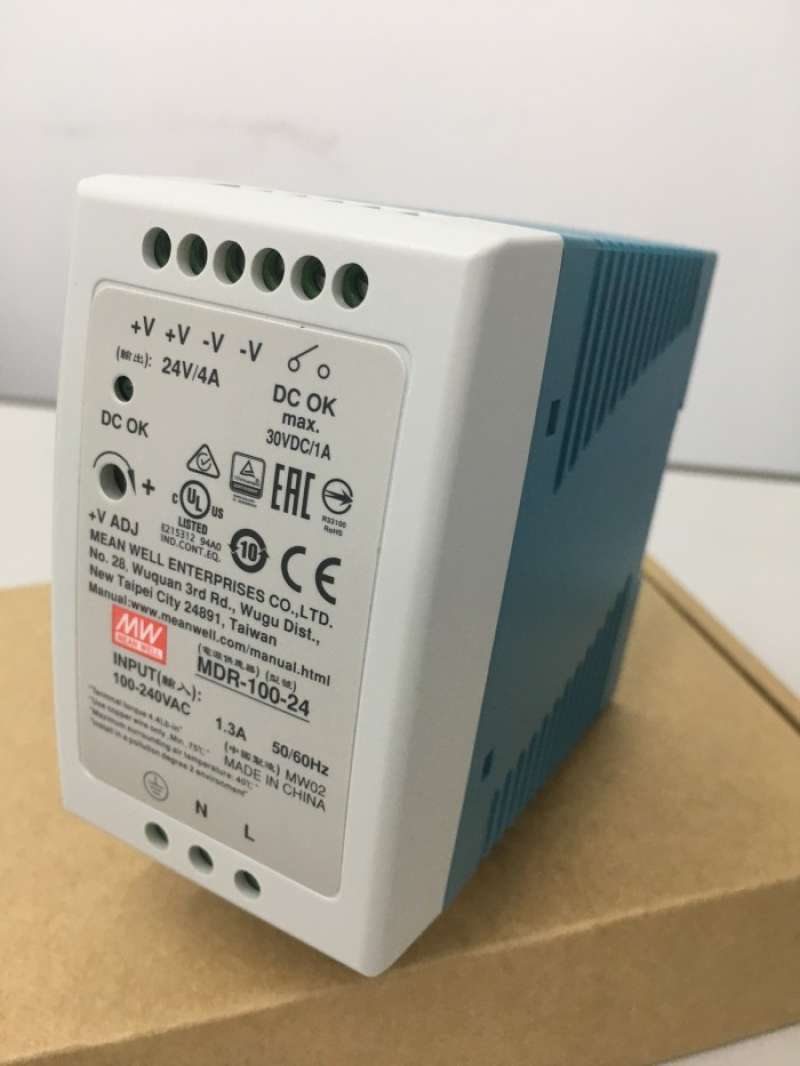 Promo Din Rail Mdr-100-24 Mean Well / Dinrail Psu Power Supply Diskon 9 ...