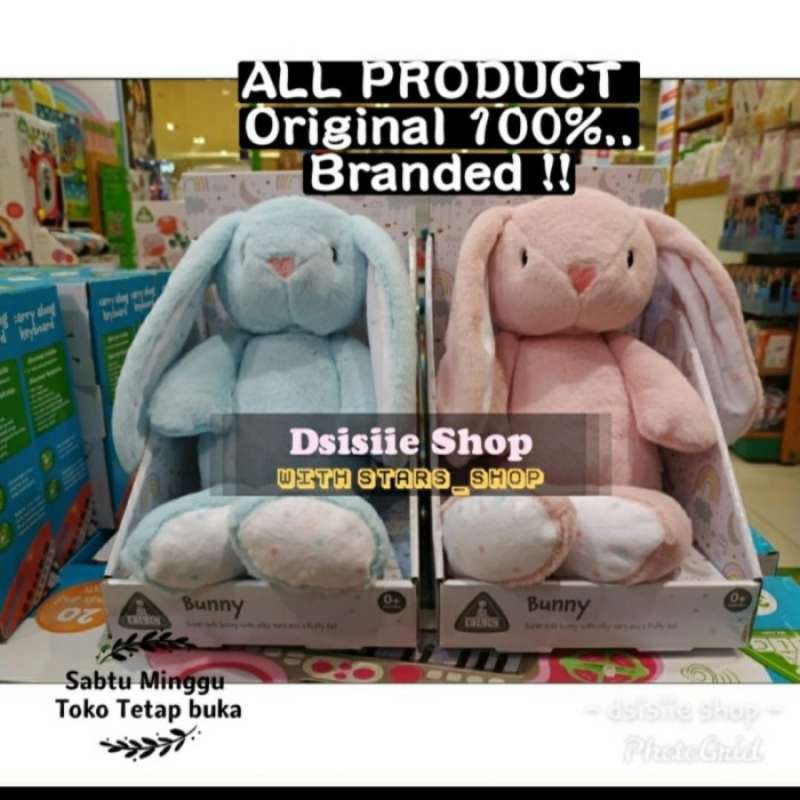 Promo ELC Super Bunny Soft Doll With Silky Ears And Fluffy Tail ...
