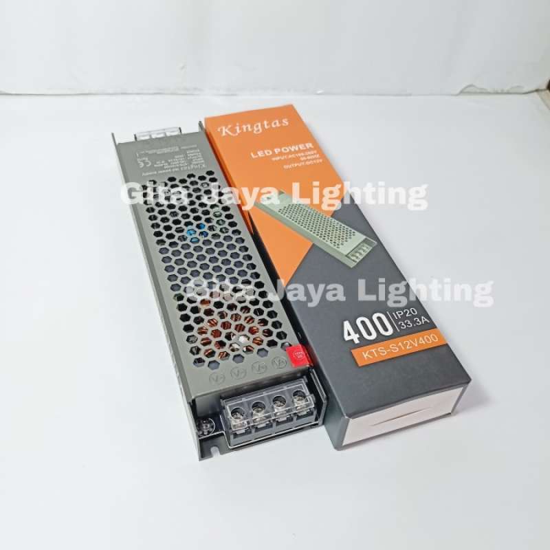 Promo Trafo KINGTAS 12V 333 Amper 400 watt adaptor power supply indoor ...