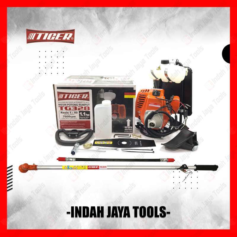 Jual TIGER TG328 Mesin Potong Rumput 2 Tak Gendong - Brush Cutter ...