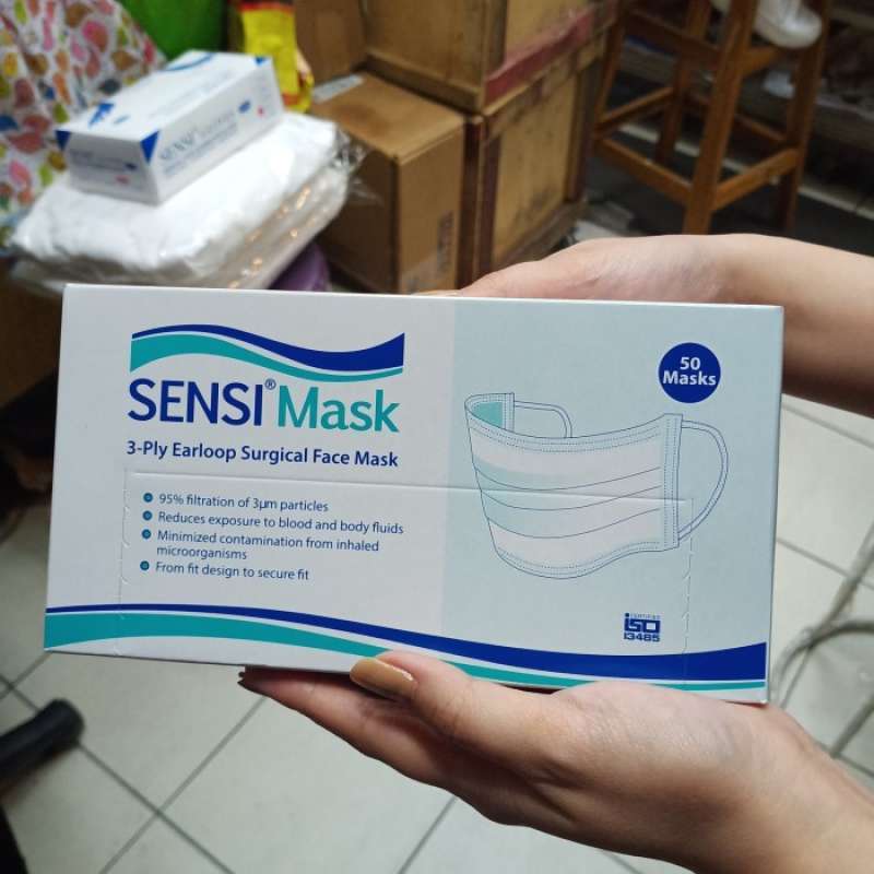 Promo Masker Sensi 3ply/ surgical Mask/ APD Diskon 33% di Seller Anes ...