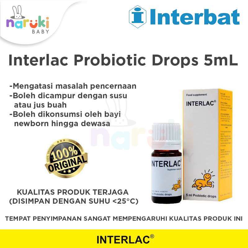Promo Interlac Probiotic Drops 5ml Biogaia Untuk Bayi Dan Dewasa Diskon ...