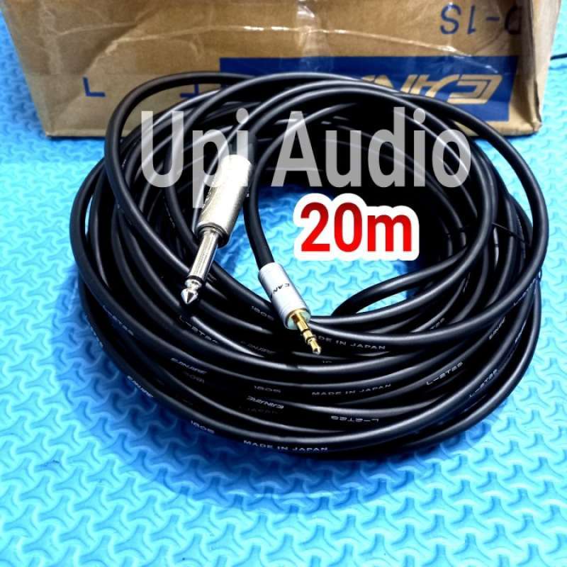 Promo kabel audio aux konektor 6.5mm to 3.5mm stereo 20m - Multivariasi ...