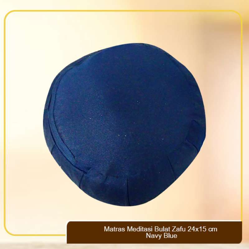 Jual Matras / bantal / alas Meditasi (bantal doa / duduk) Bulat Navy ...