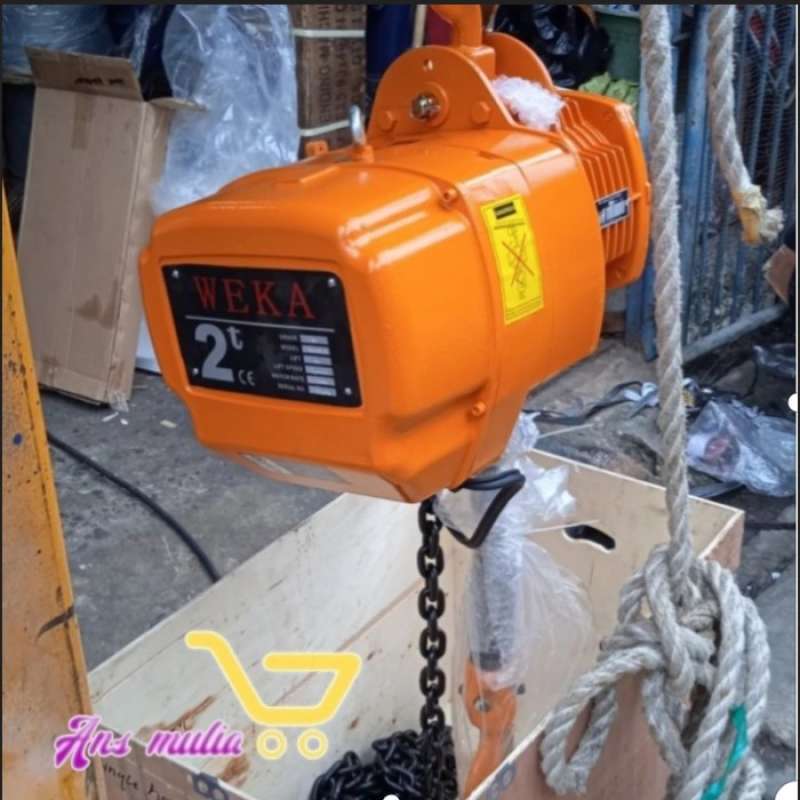 Promo Chain HOIST Elektric katrol listrik 1 phase 220v WEKA 2 ton x 6 ...