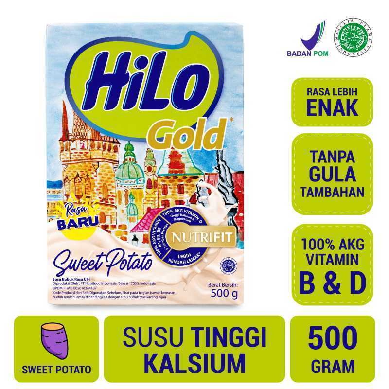 Jual HiLo Gold Sweet Potato 500g - Susu Tinggi Kalsium Lebih Rendah Lemak di Seller Supermarket ...