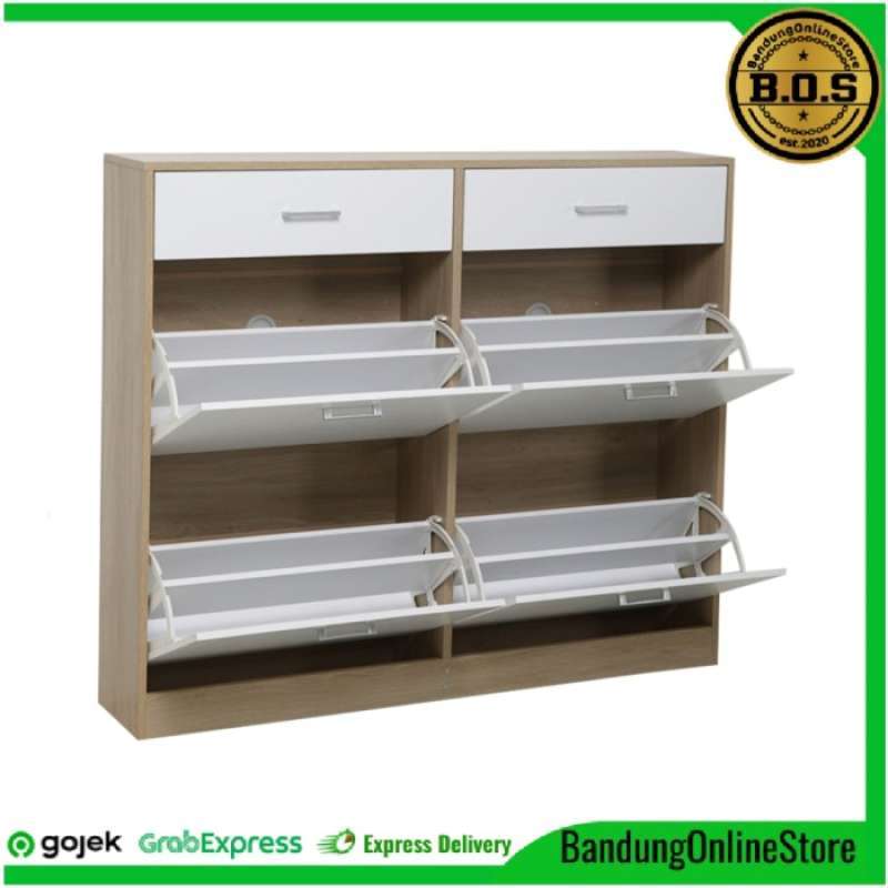 Jual Informa Thomas Lemari Kabinet Rak Sepatu 4 Tingkat Dengan 2 Laci ...