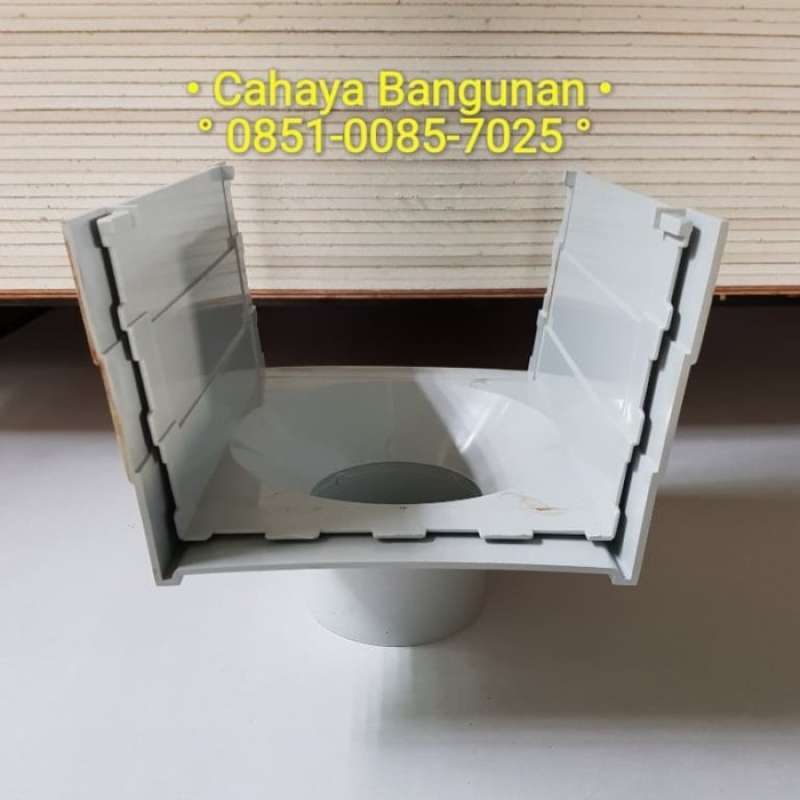 Jual Corong Talang Lubang Pembuangan Air Kotak Persegi Pvc 8 Inch ...