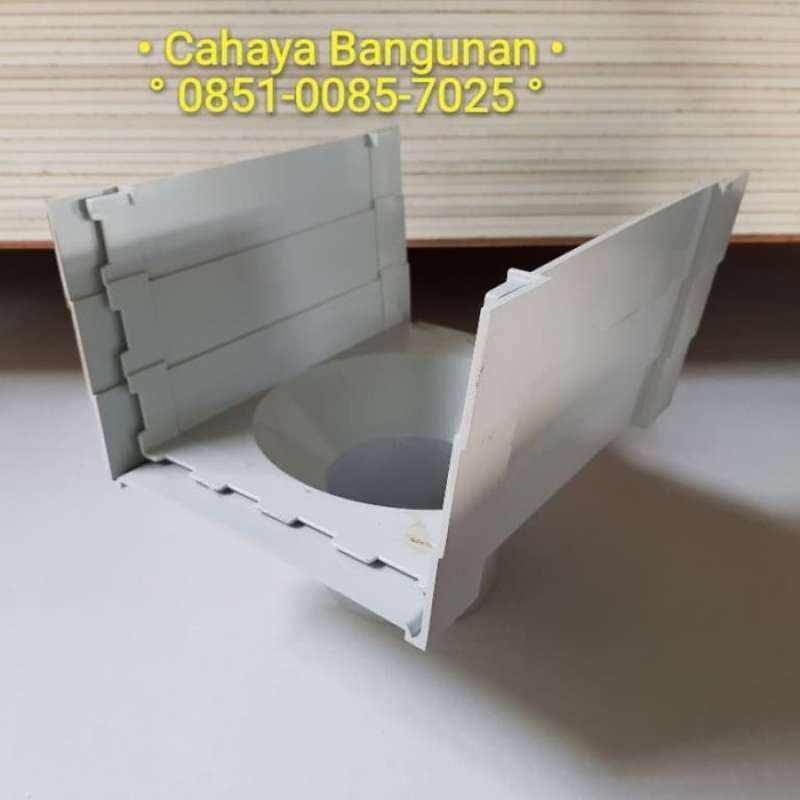 Jual Corong Talang Lubang Pembuangan Air Kotak Persegi Pvc 8 Inch ...