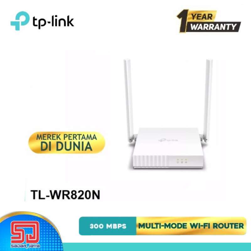 Jual TP-LINK TL-WR820N 300MBPS WIRELESS ROUTER di Seller Sadar Jaya ...