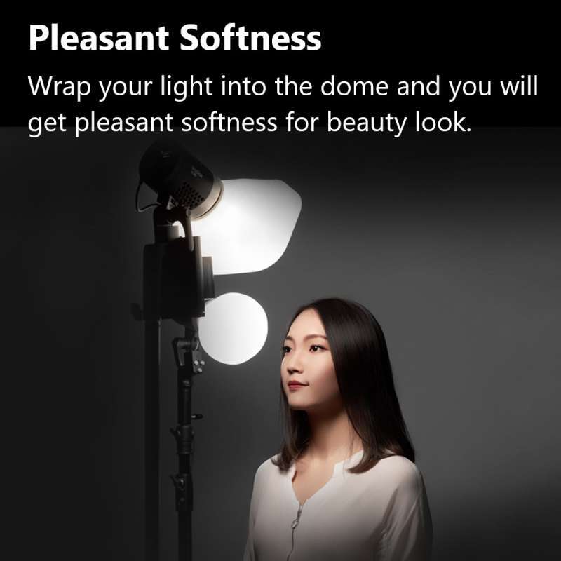 Jual Godox Ml-cd15 Diffusion Dome Diffuser For Flash And Led Light Di ...