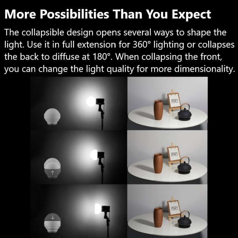 Jual Godox Ml-cd15 Diffusion Dome Diffuser For Flash And Led Light Di ...