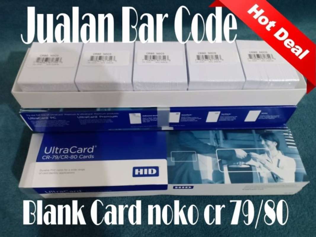 Jual Kartu Pvc Blank Id Card Ultracard Hid Noco Cr 80 Isi 500 Pcs Di ...