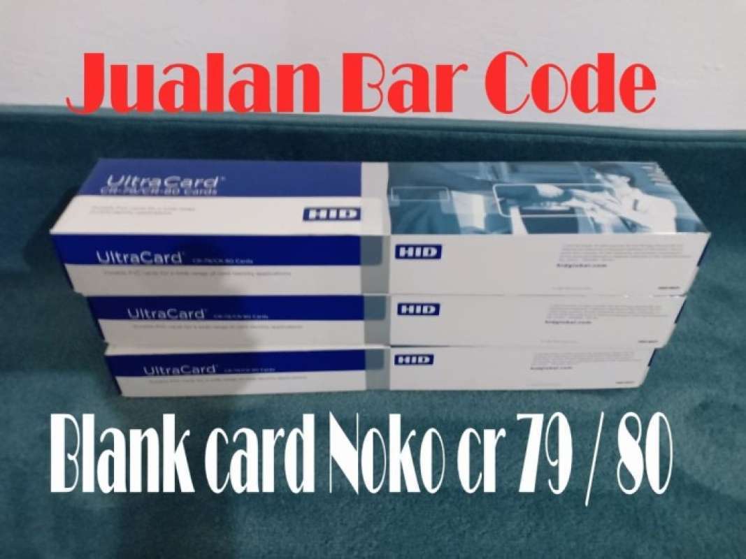 Jual Kartu Pvc Blank Id Card Ultracard Hid Noco Cr 80 Isi 500 Pcs Di ...