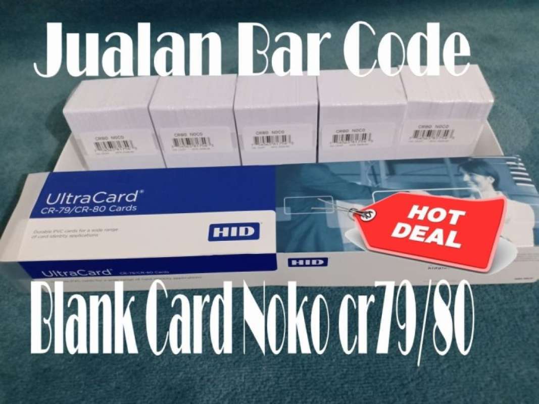 Jual Kartu Pvc Blank Id Card Ultracard Hid Noco Cr 80 Isi 500 Pcs Di ...