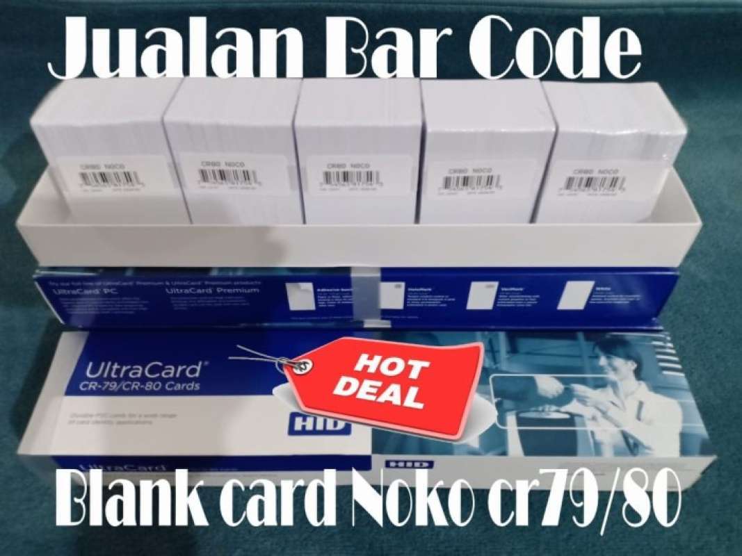 Jual Kartu Pvc Blank Id Card Ultracard Hid Noco Cr 80 Isi 500 Pcs Di ...