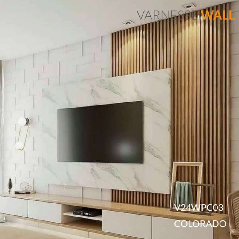 Promo VARNESSE FLUTED WOOD PANEL WPC 24MM WALLPANEL Diskon 31% di ...