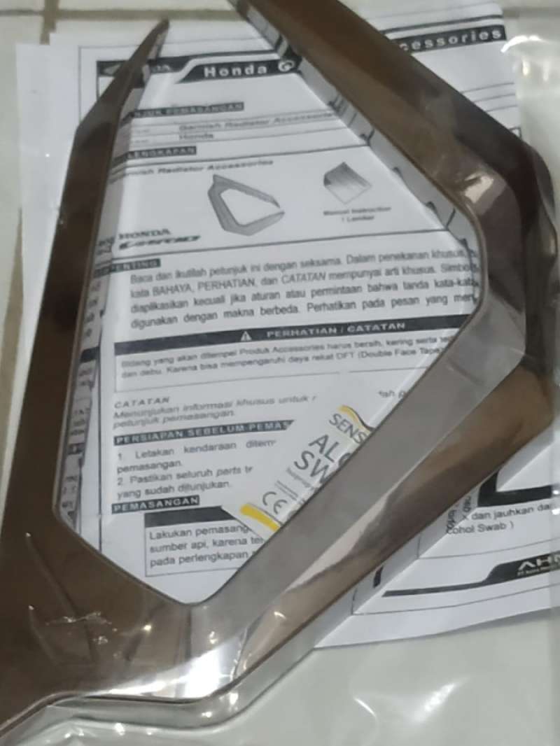 Jual Garnish Radiator Original Honda Vario 150 Smartkey & Vario 125 LED ...