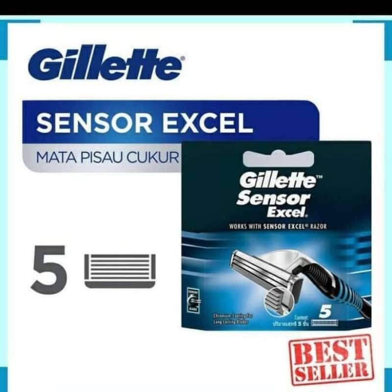 Promo Gillette Sensor excel 5s Reff Diskon 33% di Seller Nazal_ - Tugu Selatan, Kota Jakarta ...