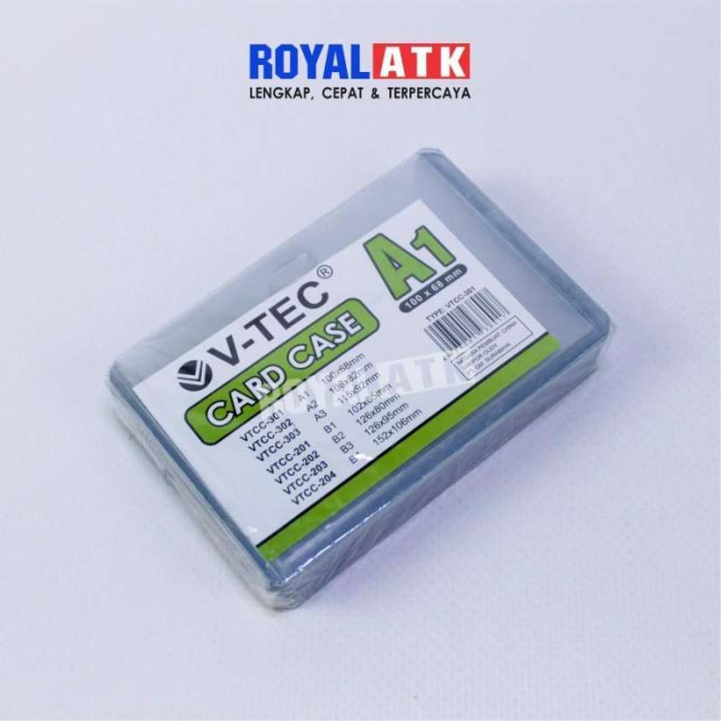 Jual (20 Pcs) Plastik Mika Id Card Vtec / Name Tag / A1 A2 A3 B1 B2 B3 B4 - A1 di Seller Royal ...