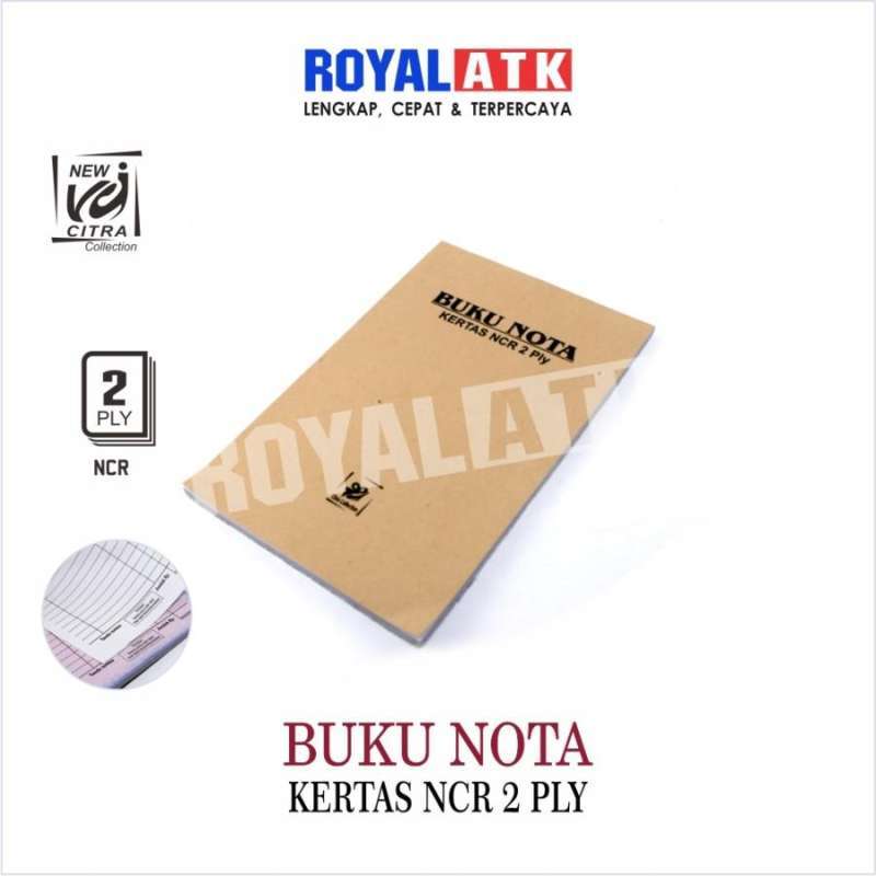 Jual Buku Nota 2 Ply NCR Citra 25x2 1/4 Folio Nota NCR 2ply Nota ...