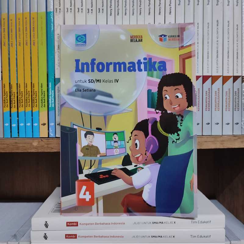 Promo Buku Informatika Kelas 4 SD Grafindo Kurikulum Merdeka Diskon 23% ...