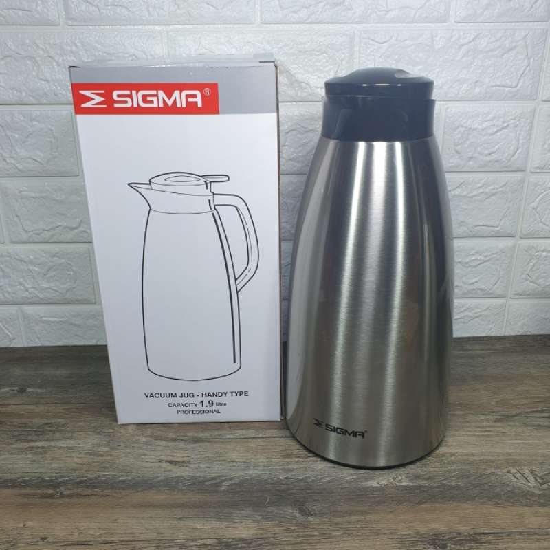 Promo SIGMA 1.9L PENCET TERMOS AIR PANAS KACA TERMOS TUANG KACA ...