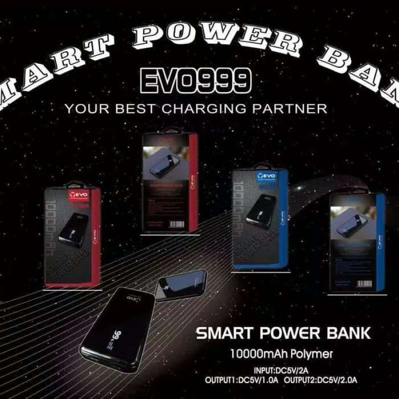 Promo POWER BANK EVO 10000mAh EVO999 Diskon 23% di Seller Alazka Store ...