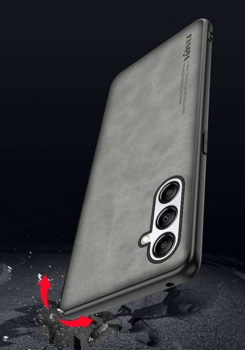 Promo Samsung Galaxy A14 5g Fanoya Premium Nappa Leather Soft Case ...