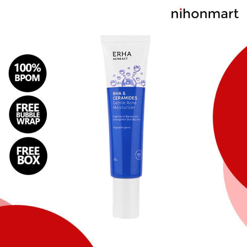Erha Acneact Gentle Acne Moisturizer Bha Ceramides Lengkap Harga ...