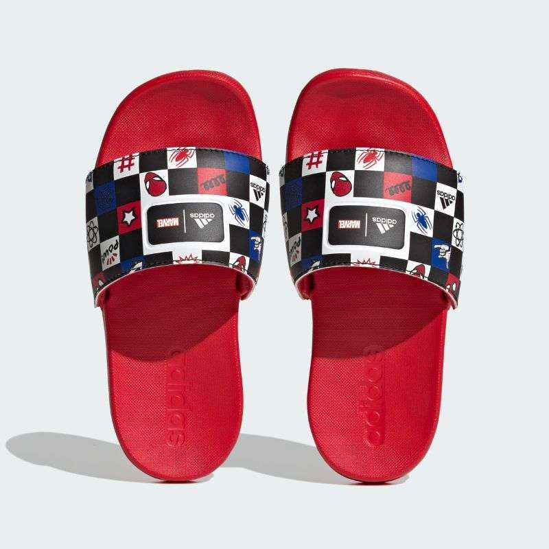 Promo adidas Kids Adilette Comfort Spiderman K Sandals Core Black ...